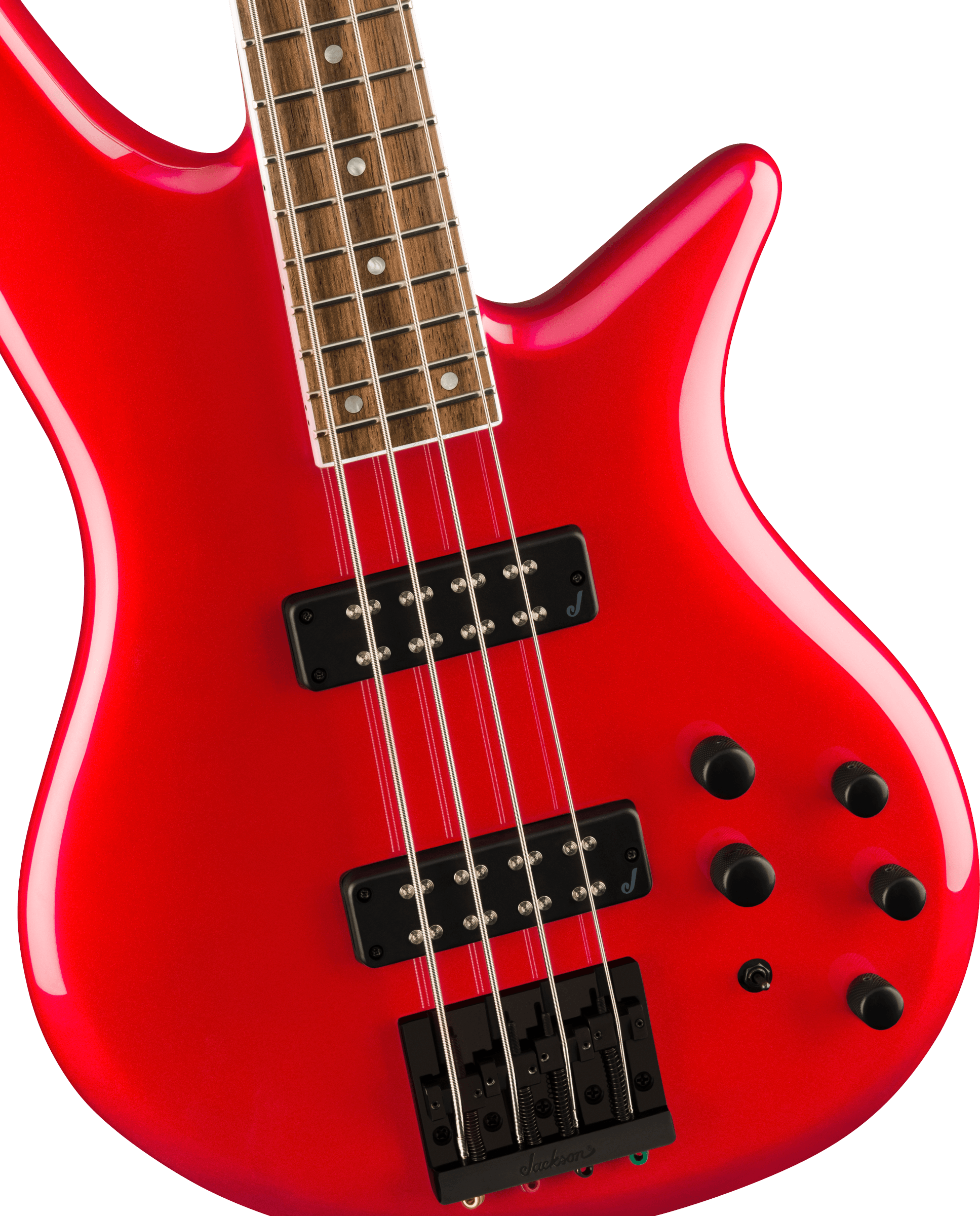 Jackson X Series Spectra Bass SBX IV - Candy Apple Red – Audio Watt