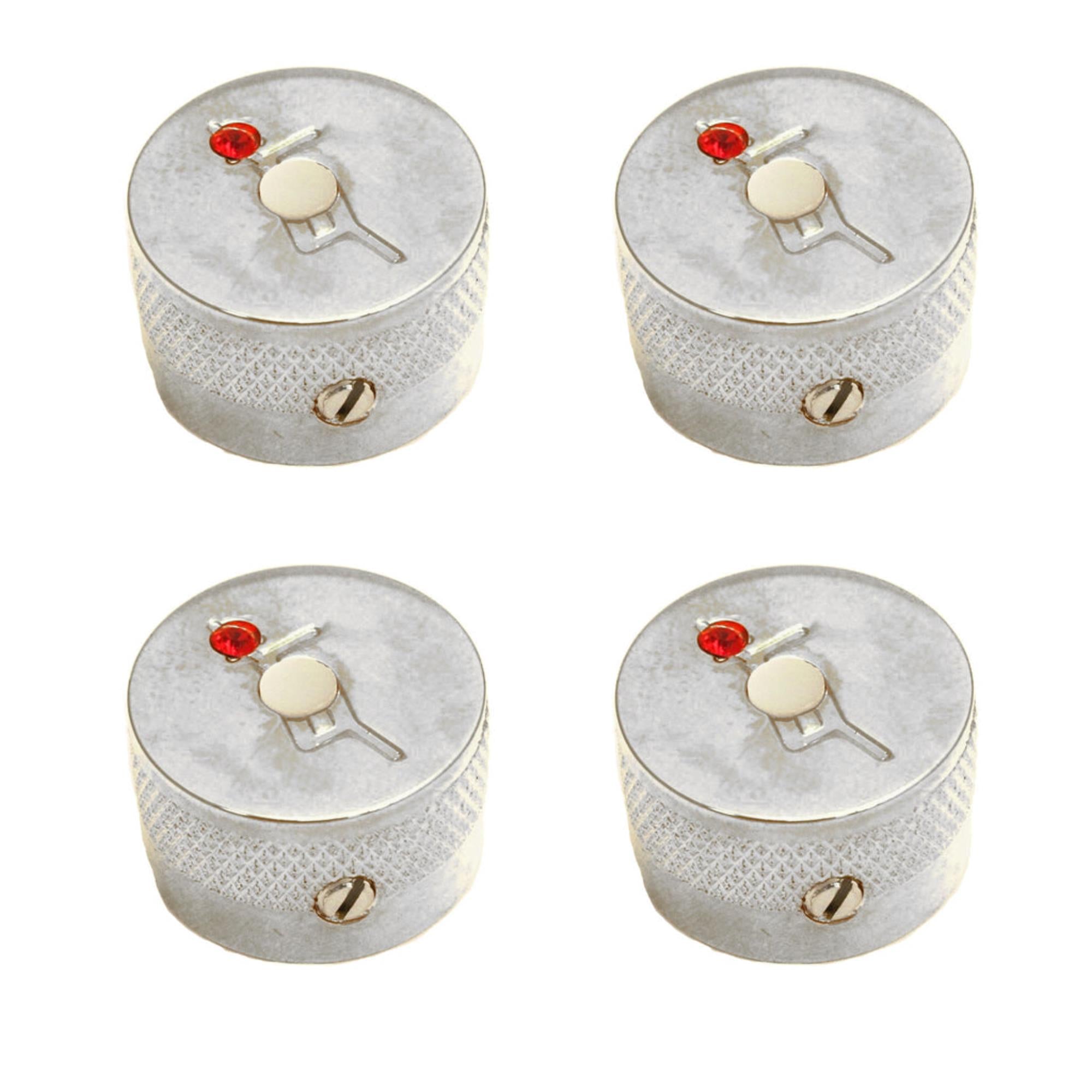 Gretsch - G Logo with Jewel Guitar Knobs (Chrome) – Audio Watt