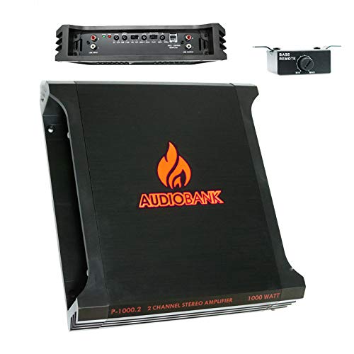 AUDIOBANK 1000 Watt 2-Ohm Stable 2 Channel Bridgeable & TRI-Mode Opera ...