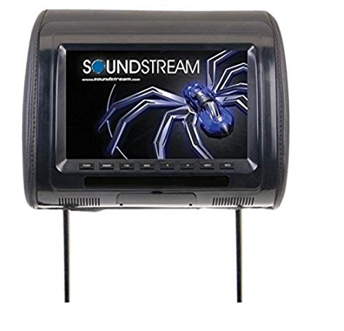 Soundstream VH-90CC Universal Headrest with 9″ LCD/3 Color Covers ...
