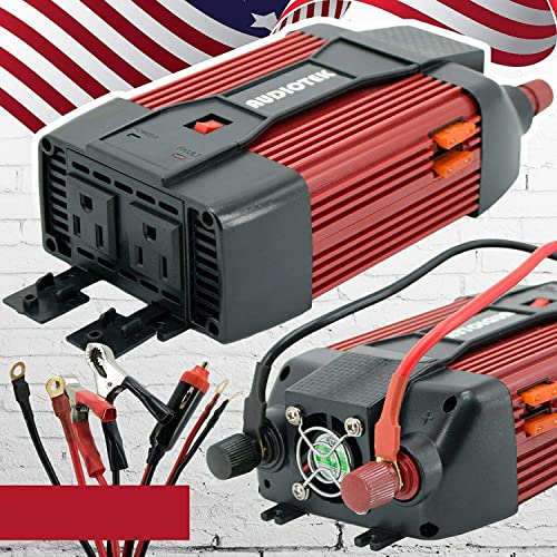 Audiotek 900W Watt Power Inverter DC 12V AC 110V Car Converter Fast US ...